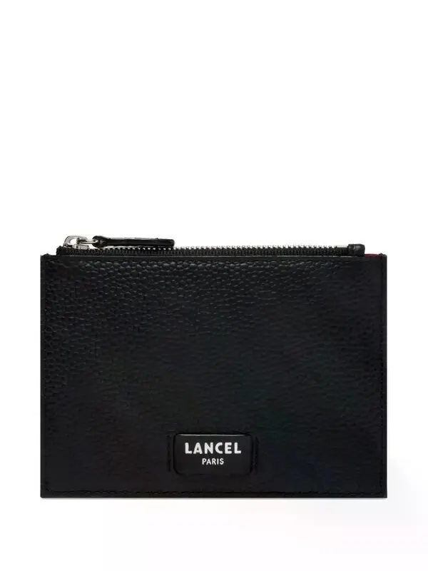 LANCEL Gusset Zip Cardholder - Black