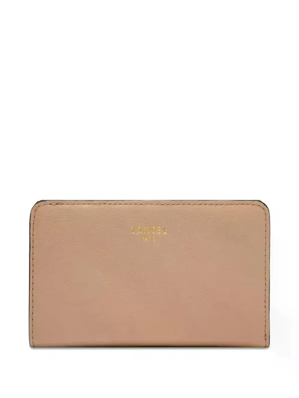 LANCEL Rectangular Zip Wallet - Neutrals