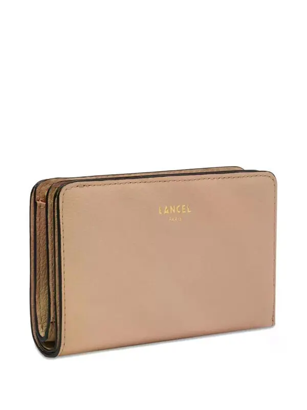 LANCEL Rectangular Zip Wallet - Neutrals