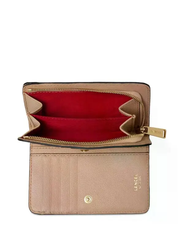LANCEL Rectangular Zip Wallet - Neutrals
