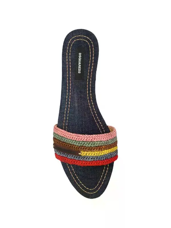 Dsquared2 Summer Dream Raffia Sandals