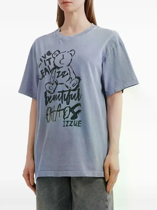 Izzue Graphic T-shirt - Blue