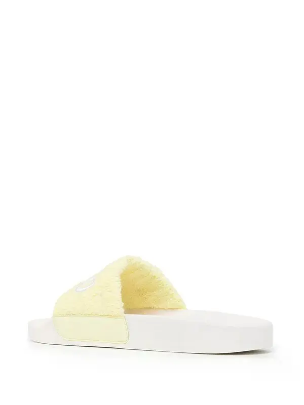 Senso Elly Logo-embroidered Slides - Yellow