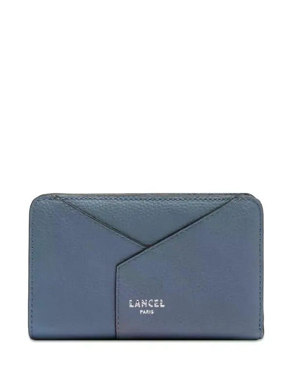 LANCEL Enveloppe Rectangular Zip Wallet - Blue