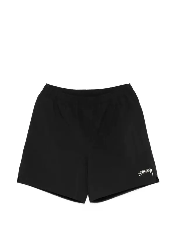 StÜssy Logo Shorts - Black