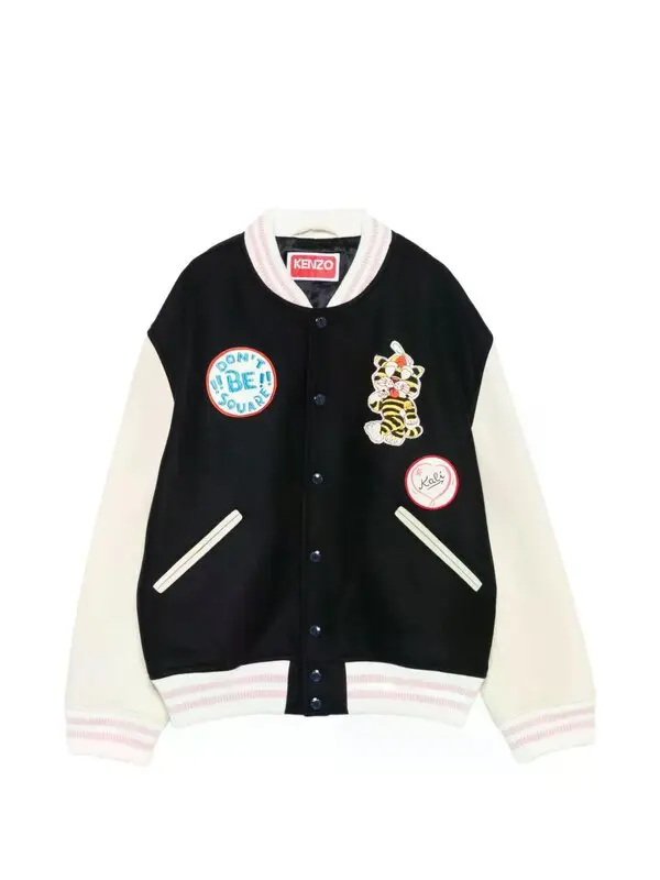 Kenzo Logo-patch Bomber Jacket