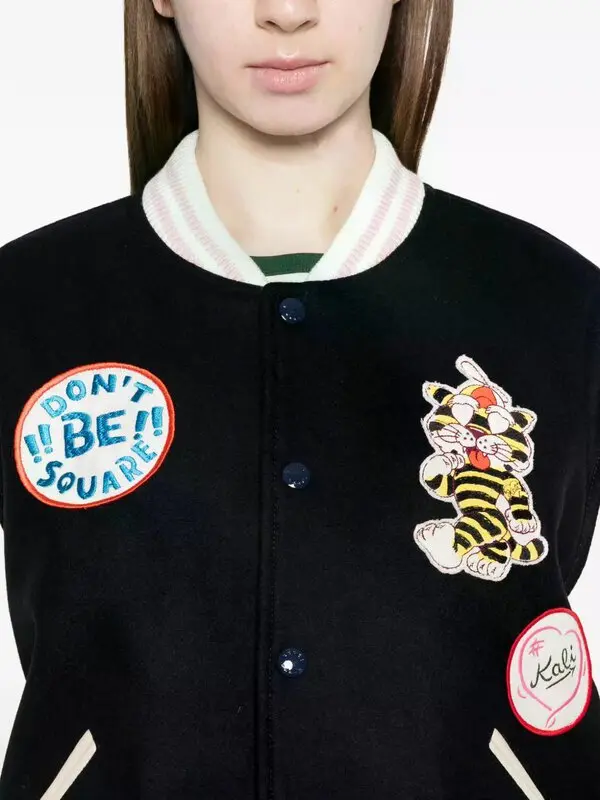 Kenzo Logo-patch Bomber Jacket