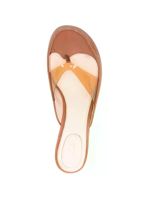 Chloé Junie Heeled Sandals - Brown