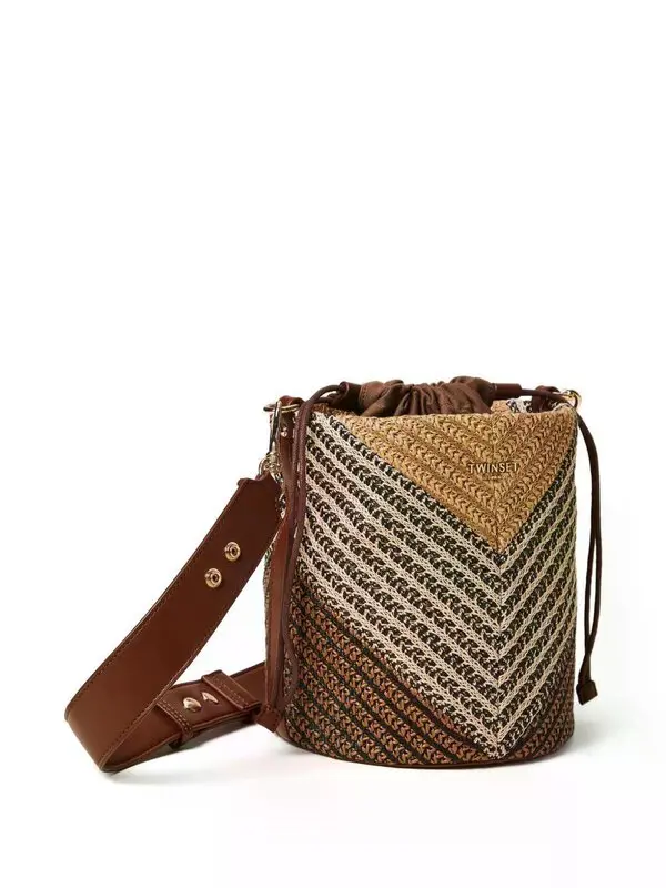TWINSET Patterned Bucket Bag