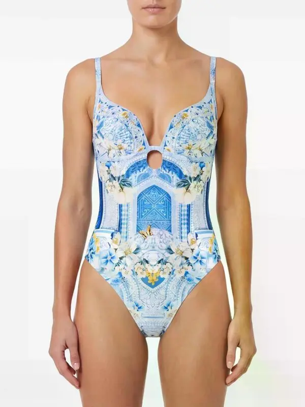 Camilla Keyhole Ruffled Swimsuit