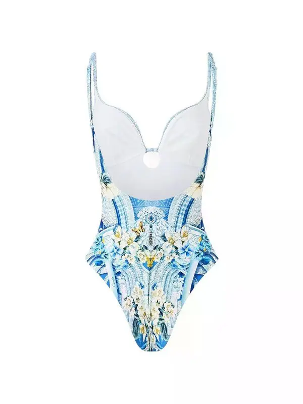 Camilla Keyhole Ruffled Swimsuit