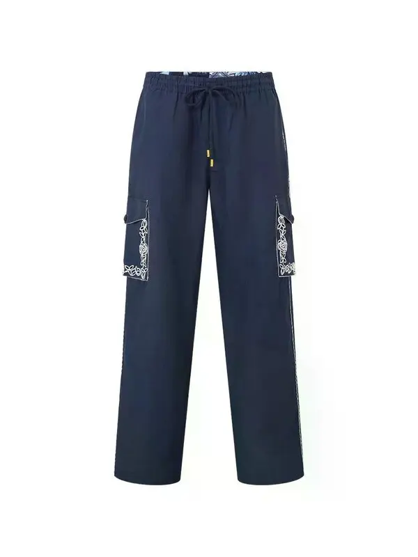 Camilla A Tiled Wonderland Trousers - Blue