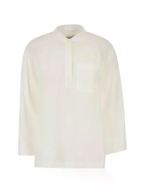Max Mara Pocket Linen Shirt - White