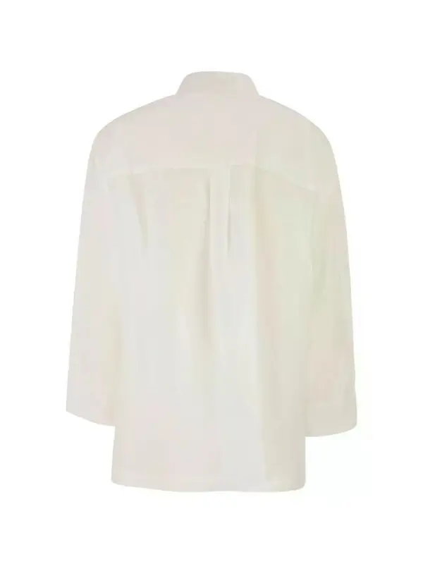 Max Mara Pocket Linen Shirt - White