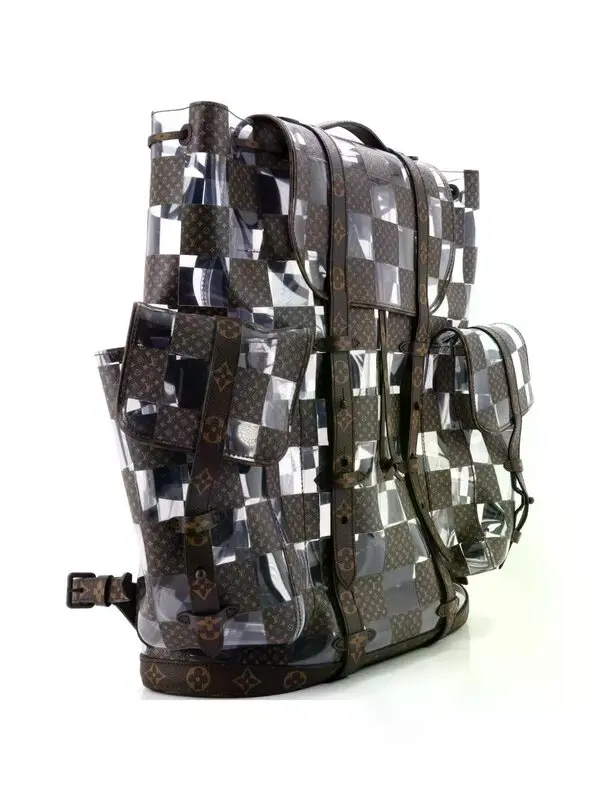 LOUIS VUITTON Christopher Limited Edition Monogram Chess Gm Backpack