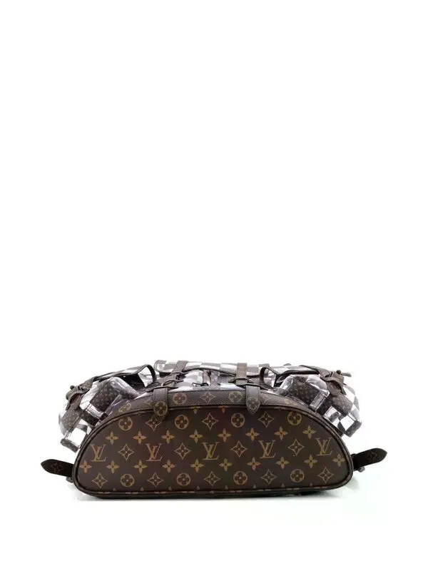 LOUIS VUITTON Christopher Limited Edition Monogram Chess Gm Backpack
