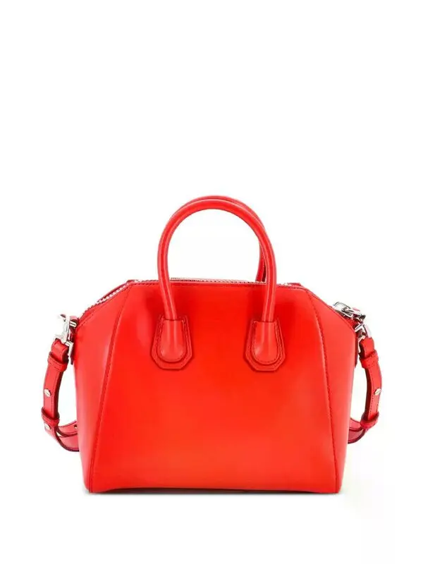 Givenchy Antigona Glazed Leather Mini Satchel - Red