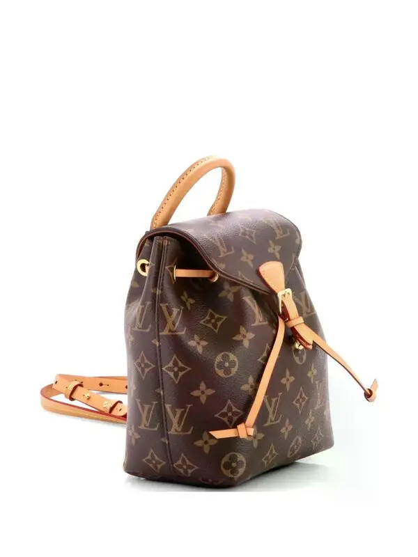 LOUIS VUITTON Montsouris Nm Monogram Canvas Bb Backpack