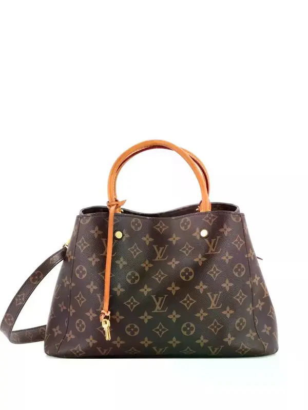 LOUIS VUITTON Montaigne Handbag Monogram Canvas Mm Tote Bag