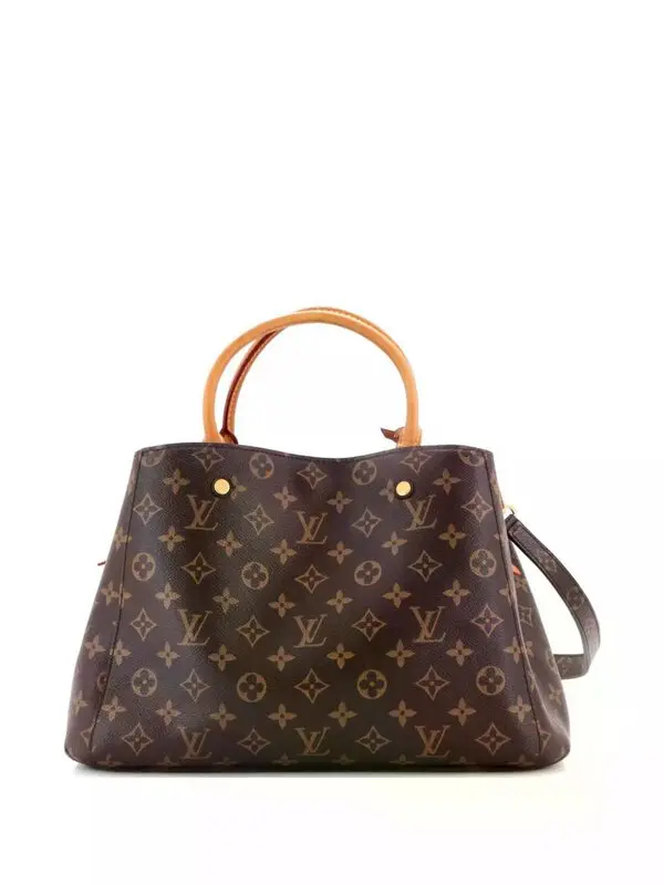 LOUIS VUITTON Montaigne Handbag Monogram Canvas Mm Tote Bag
