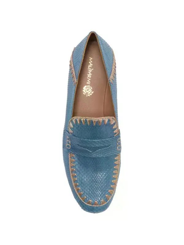 Malìparmi Crochet Loafers - Blue