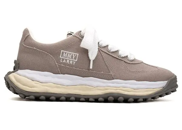 Mihara Yasuhiro Larry Og Sole Canvas Low - Grey