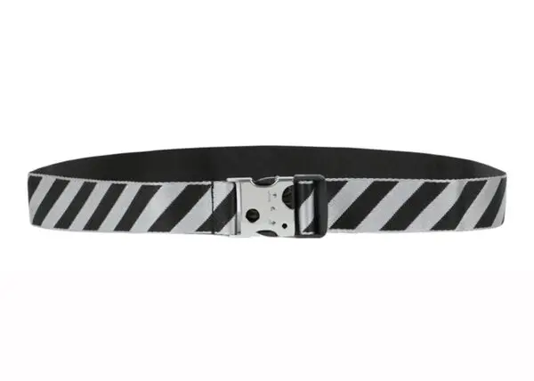 Off-White Meteor Tuc Strip Tape H40 Belt - Black