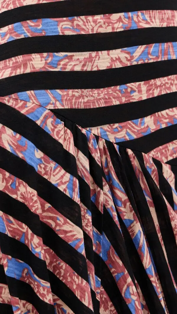 Proenza Schouler Sleeveless Printed Maxi Dress - Pink Multi