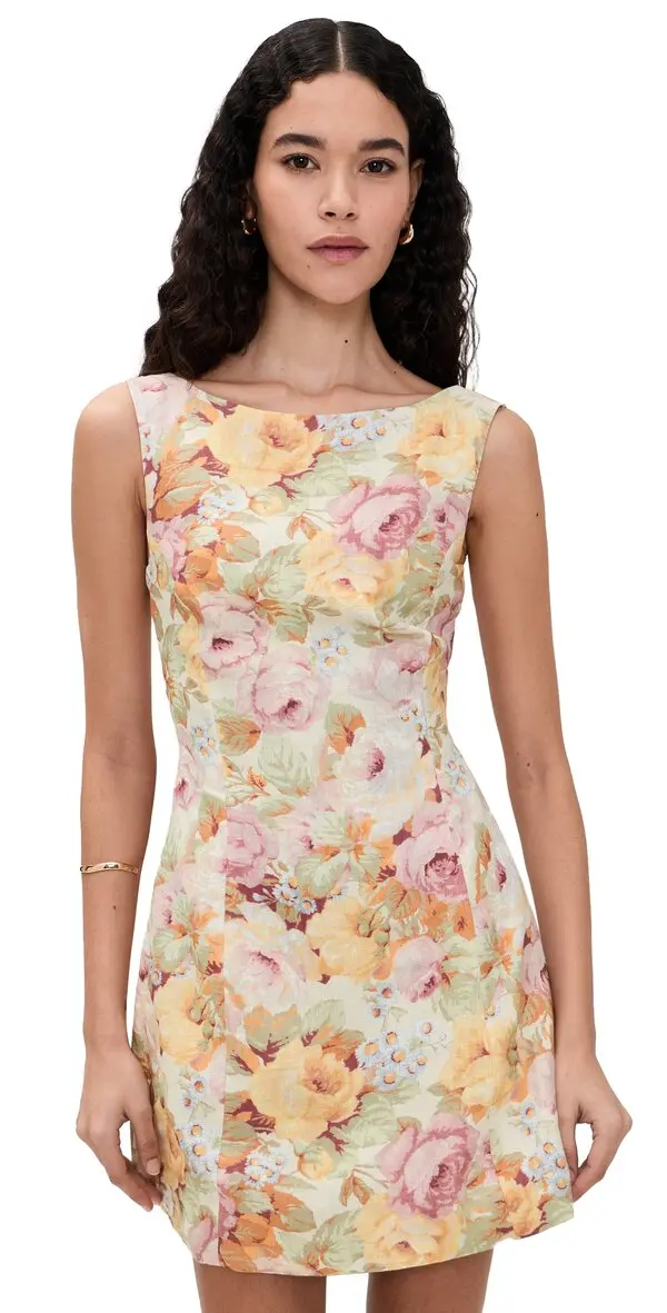 Faithfull The Brand Sofia Mini Dress - Giardino