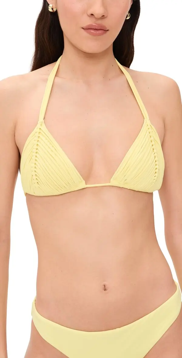 PQ Isla Triangle Bikini Top - Buttercup
