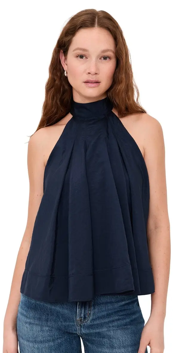 Cinq À Sept Halter Top - Navy