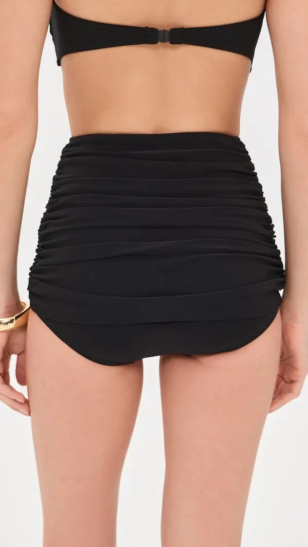 Norma Kamali Bill Bikini Bottoms - Black