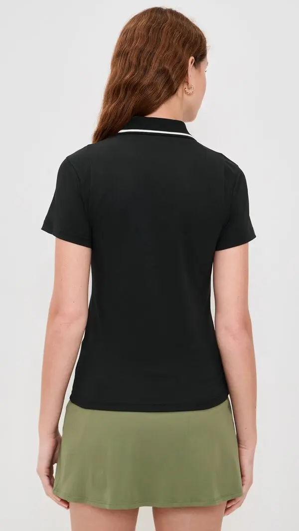 MALBON Paloma Polo With Embroidered Logo