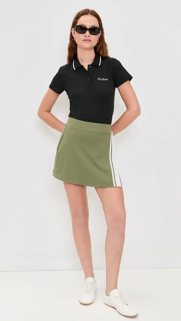 MALBON Paloma Polo With Embroidered Logo