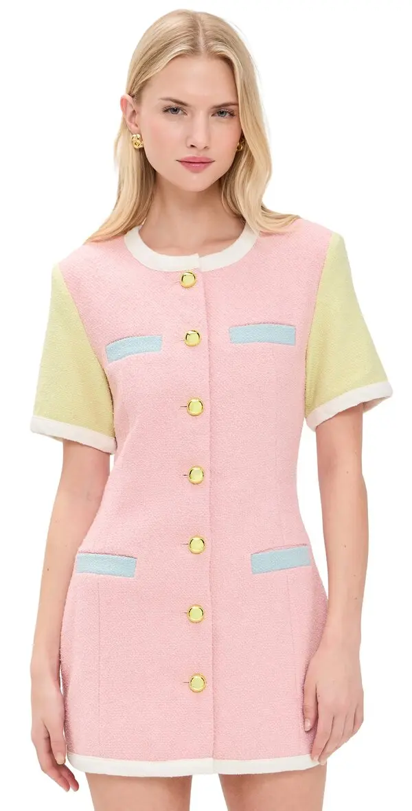 MAUDE CLUB Taylor Tweed Mini Dress