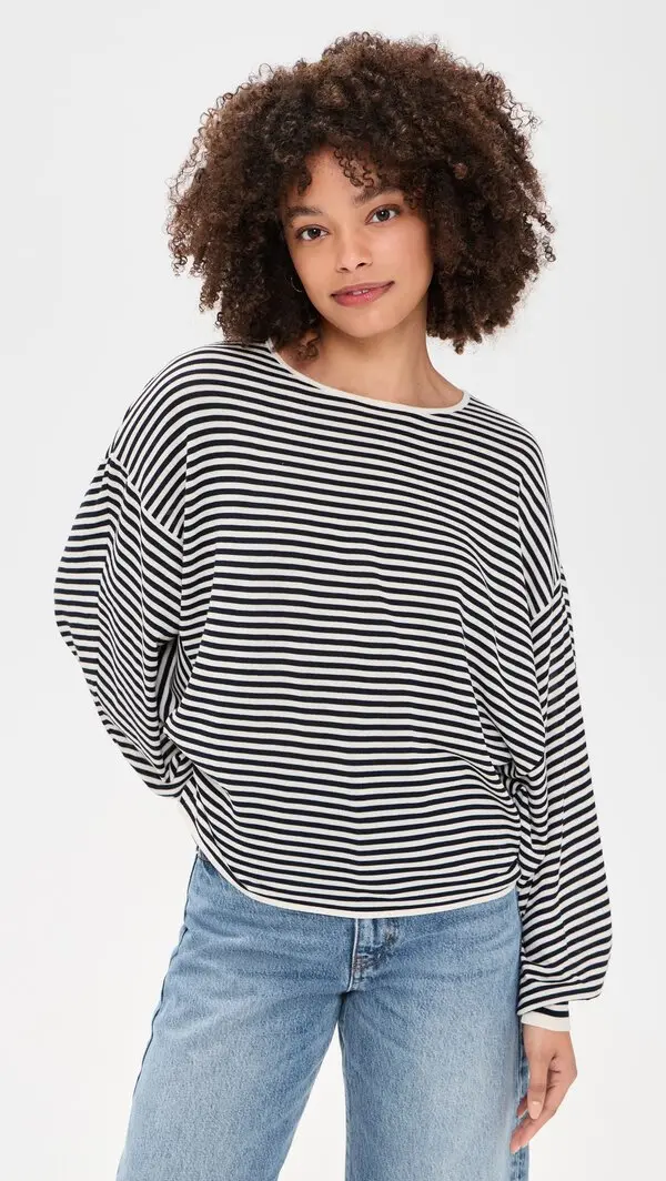 FRAME The Stripe Slouchy Sweater