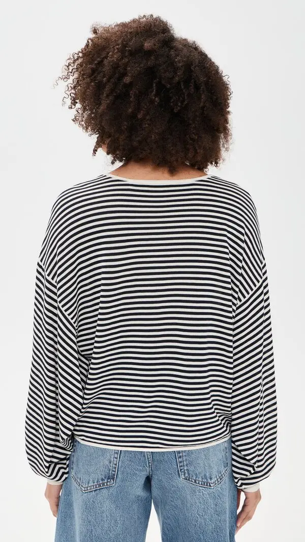 FRAME The Stripe Slouchy Sweater