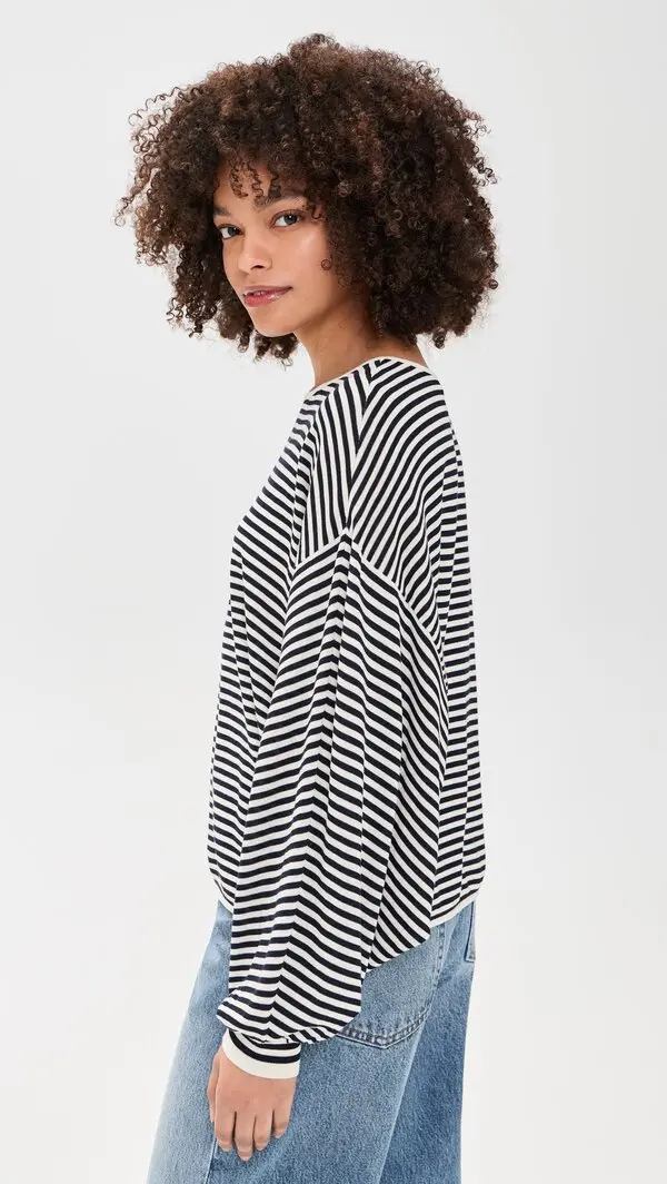 FRAME The Stripe Slouchy Sweater