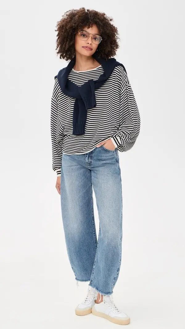 FRAME The Stripe Slouchy Sweater