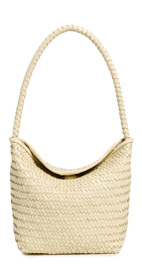 Madewell The Handwoven Shoulder Bag - Pale Pineapple