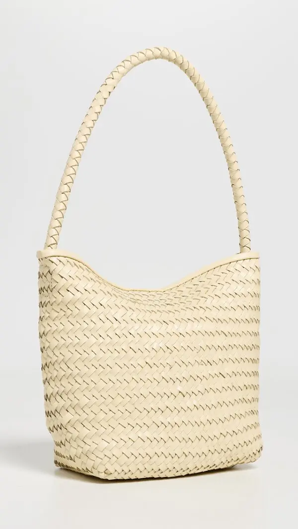 Madewell The Handwoven Shoulder Bag - Pale Pineapple