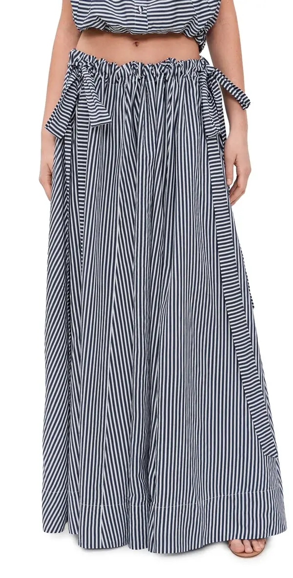 CONIGLIO PALM BEACH Cara Maxi Skirt - Pier Stripe