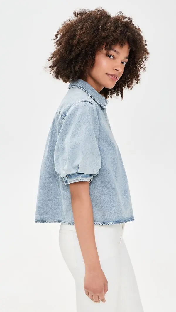 FRAME The Billow Sleeve Shirt - Puffin