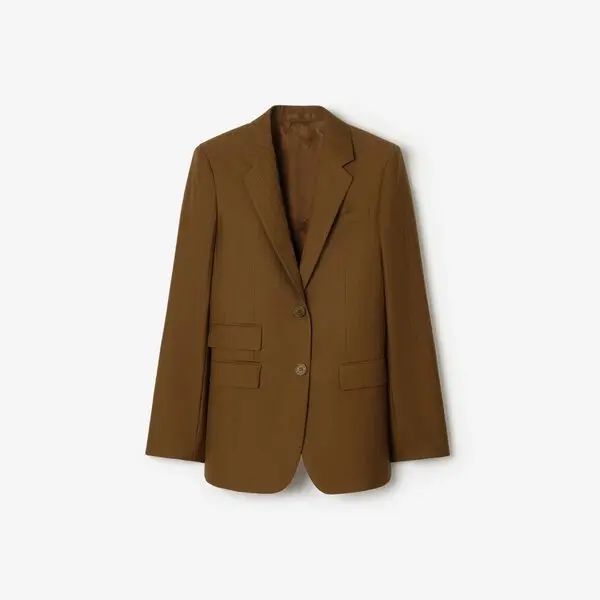 Burberry Wool Mohair Tailored Jacket