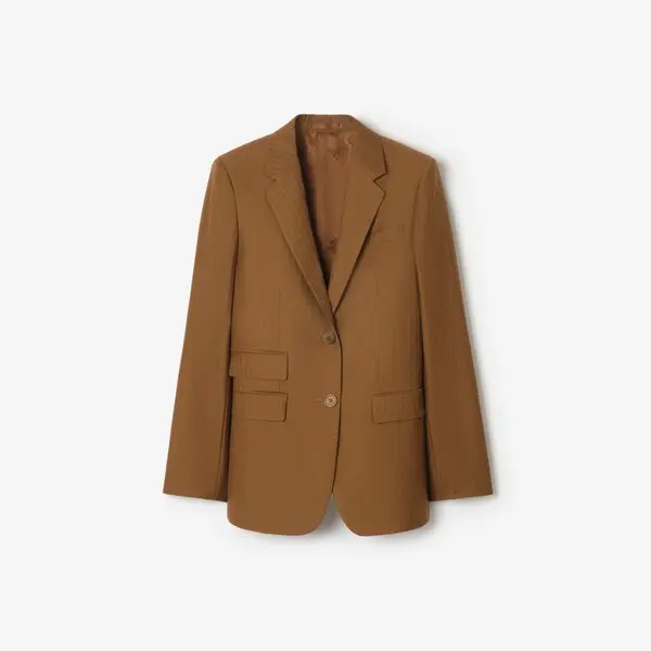 Burberry Wool Mohair Tailored Jacket