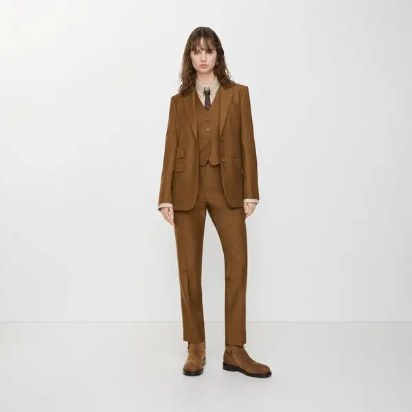 Burberry Wool Mohair Tailored Jacket