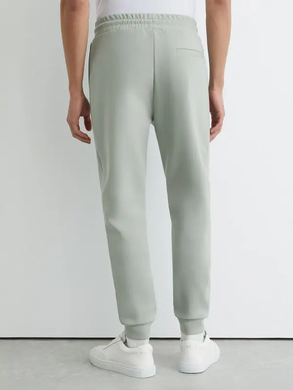 REISS Premier Stretch-jersey Tailored Joggers - Mint Green