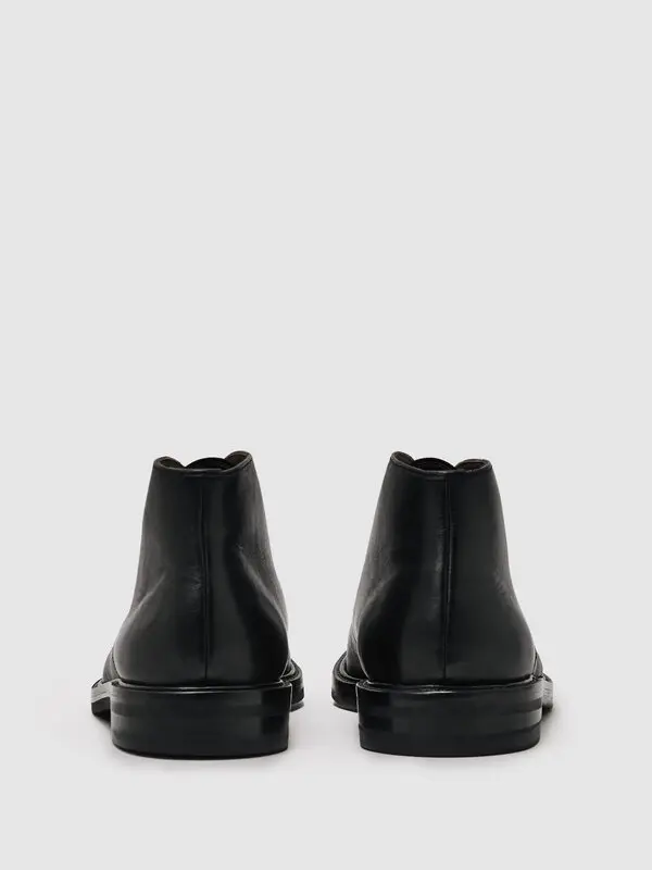 REISS Clarkson Leather Chukka Boots