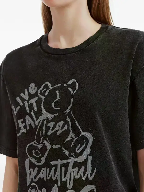 Izzue Graphic-print T-shirt - Black