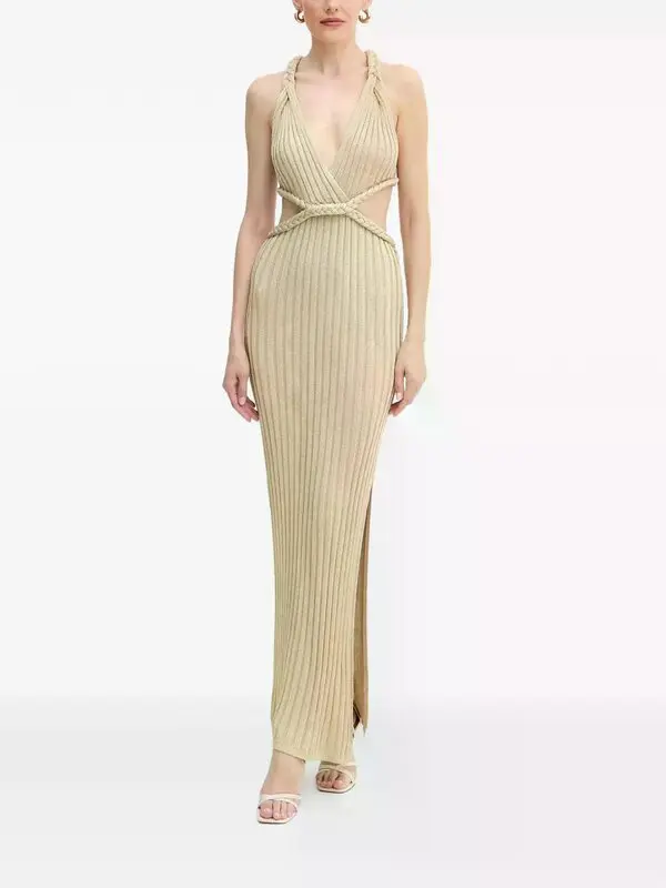 Guess Braided Cutout Maxi Dress